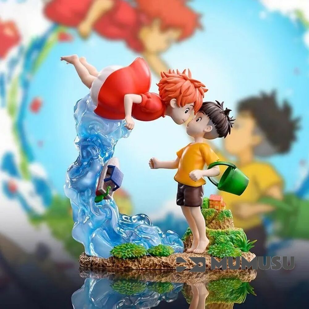 MUMUSU, Аниме Фигурка Рыбка Поньо на утёсе / Ponyo on the Cliff by the Sea 15CM