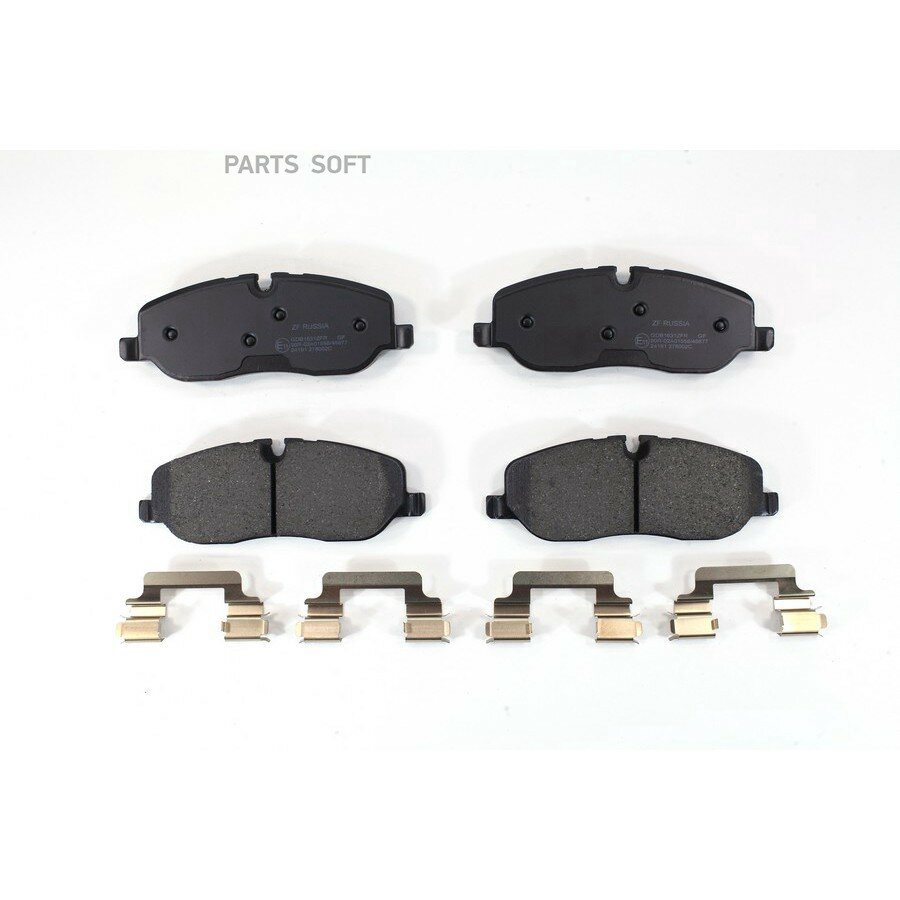 ZF RUSSIA Колодки тормозные дисковые