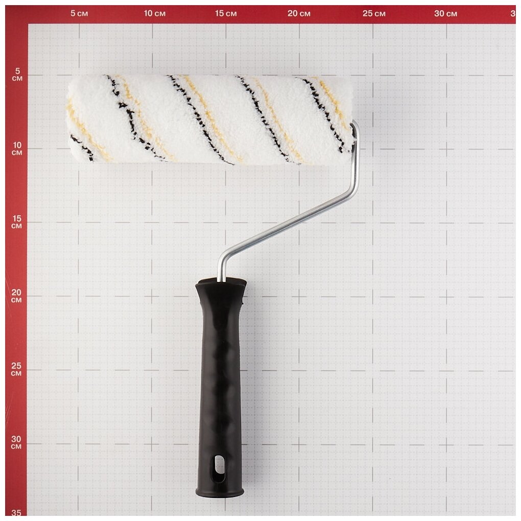 Валик Hesler Gamburg микрофибра 180 мм ворс 9 мм для красок и грунтов на водной основе с рукояткой