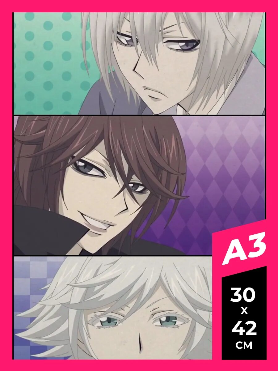 Постер Очень приятно Бог плакат анимэ 7 A3, матовая фотобумага премиум качества