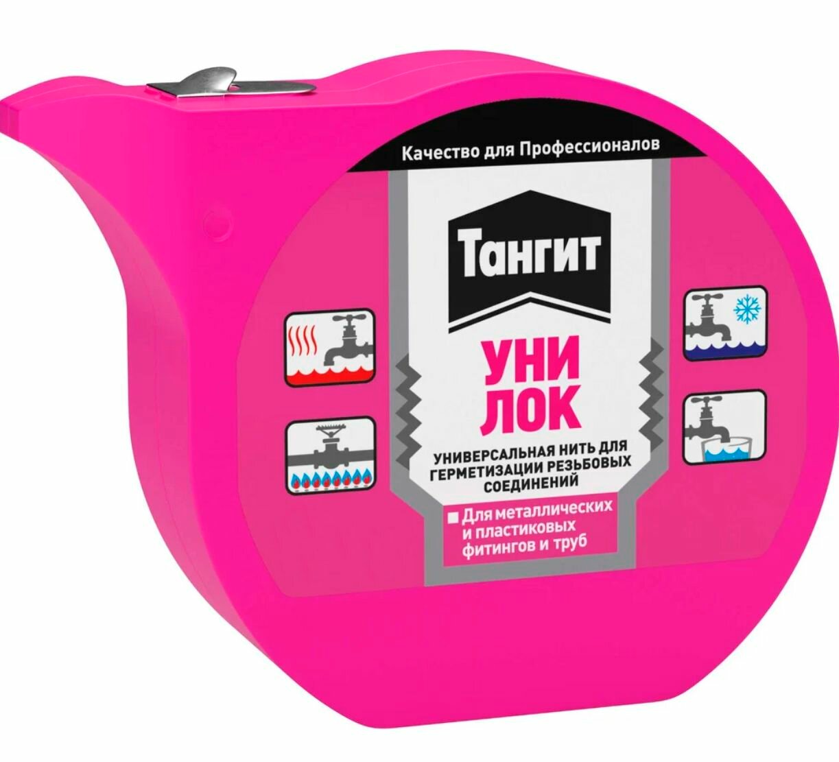 Нить-герметик для герметизации труб полиамидная Тангит Уни Лок 20 м. в шоу-боксе