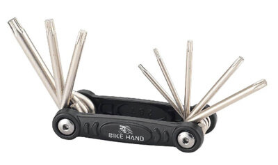 Ключ складной BIKEHAND YC-282 TORX T9/T10/T15/T20/T25/T27/T30/T40