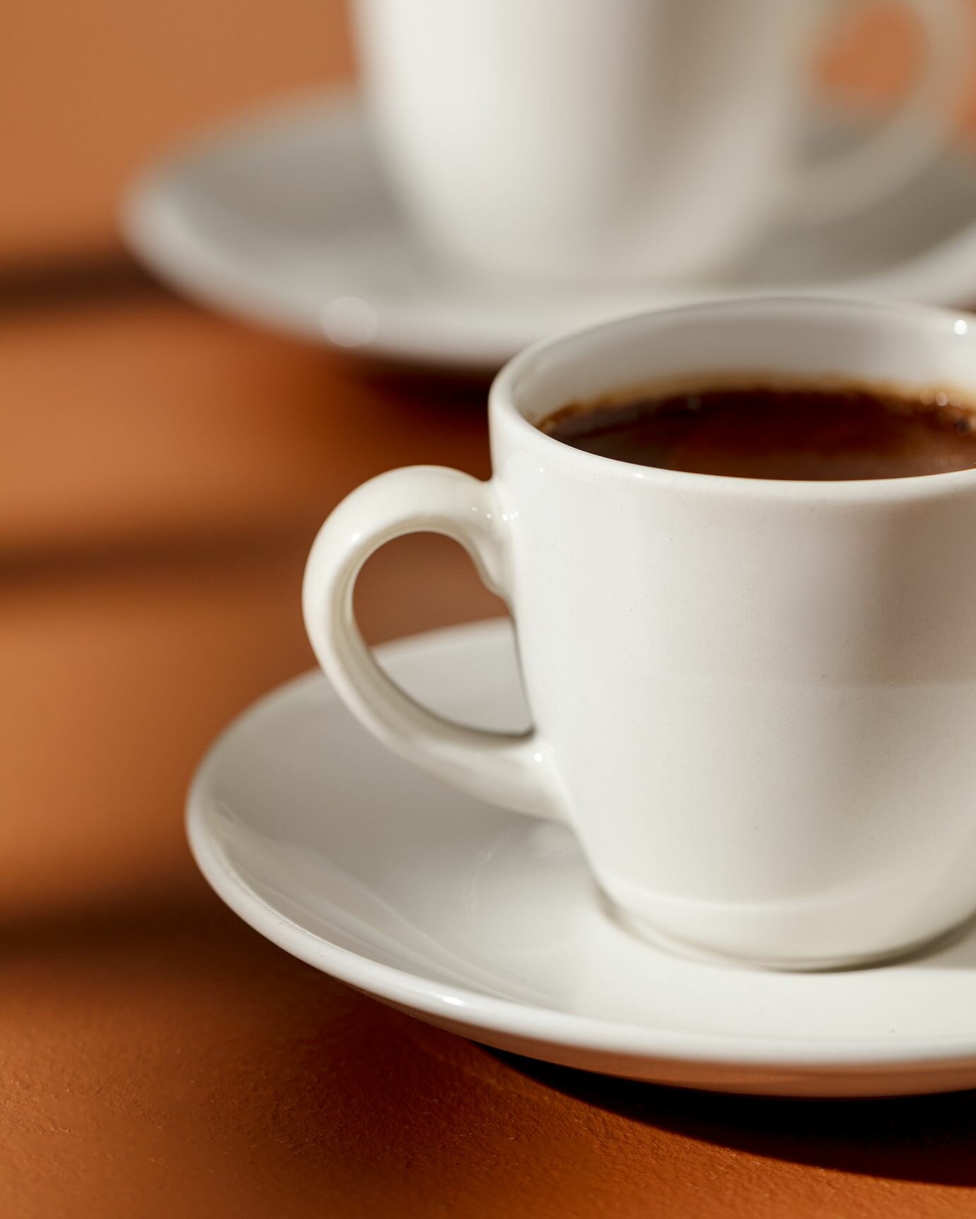 Кофейный набор, чашки для кофе с блюдцами, на 6 персон, 12 предметов. Размер: 90ML. Цвет: Белый