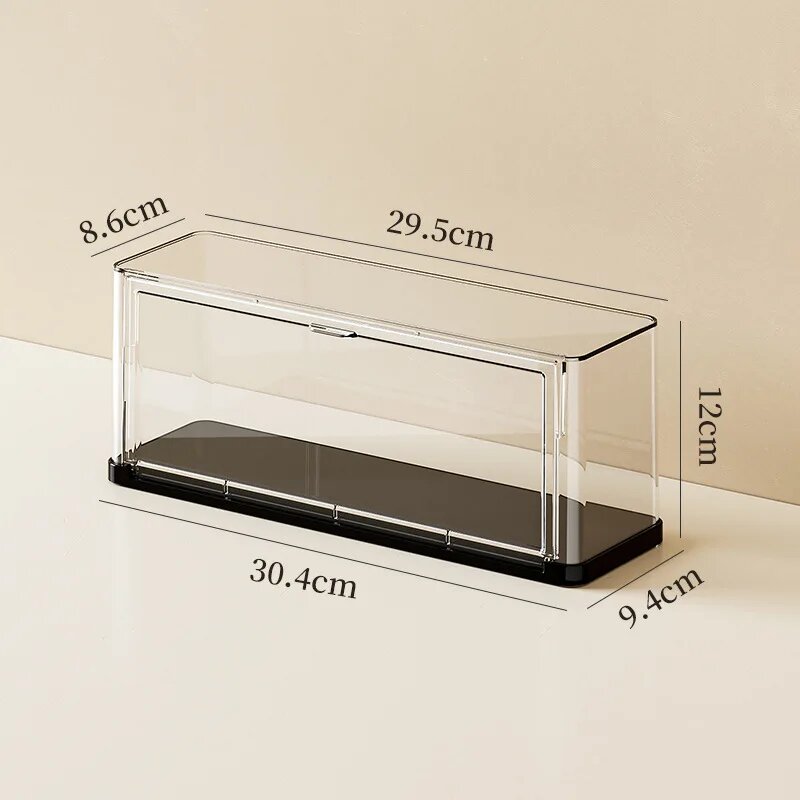 Органайзер для экшн-фигурок "Без бренда", прозрачный, акрил, чёрный