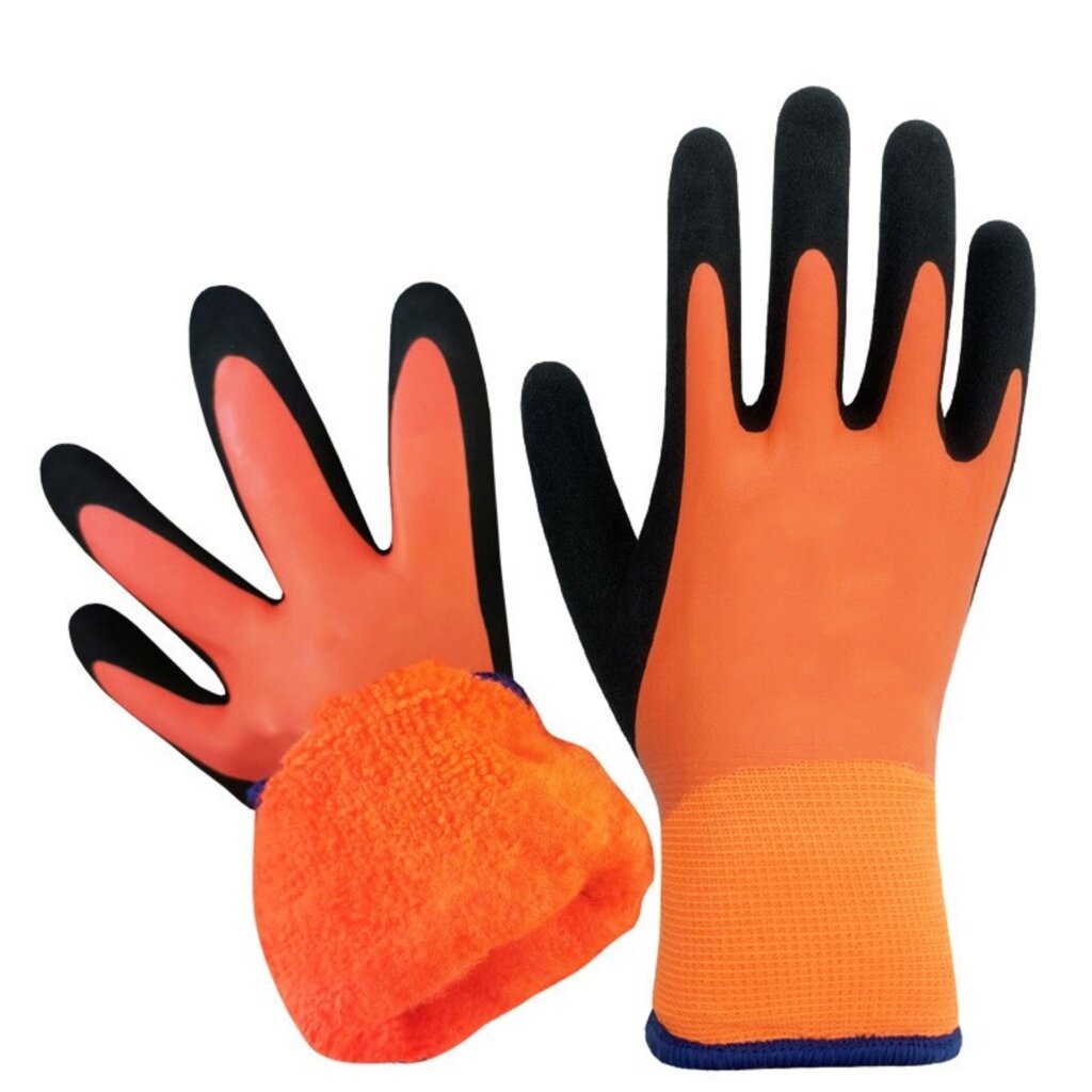 Перчатки для морозильной камеры для взрослых, водонепроницаемые рабочие перчатки с термозащитой для холодной погоды Зимой