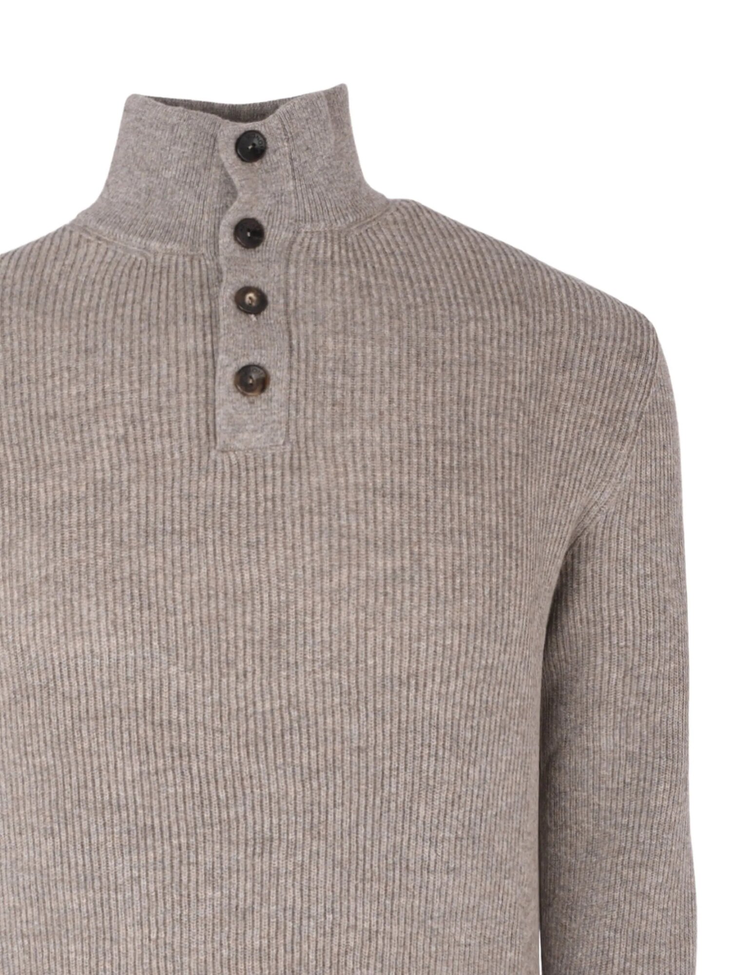 Джемпер Agnona Button turtle neck jumper, размер XL, разноцветный — фото 1