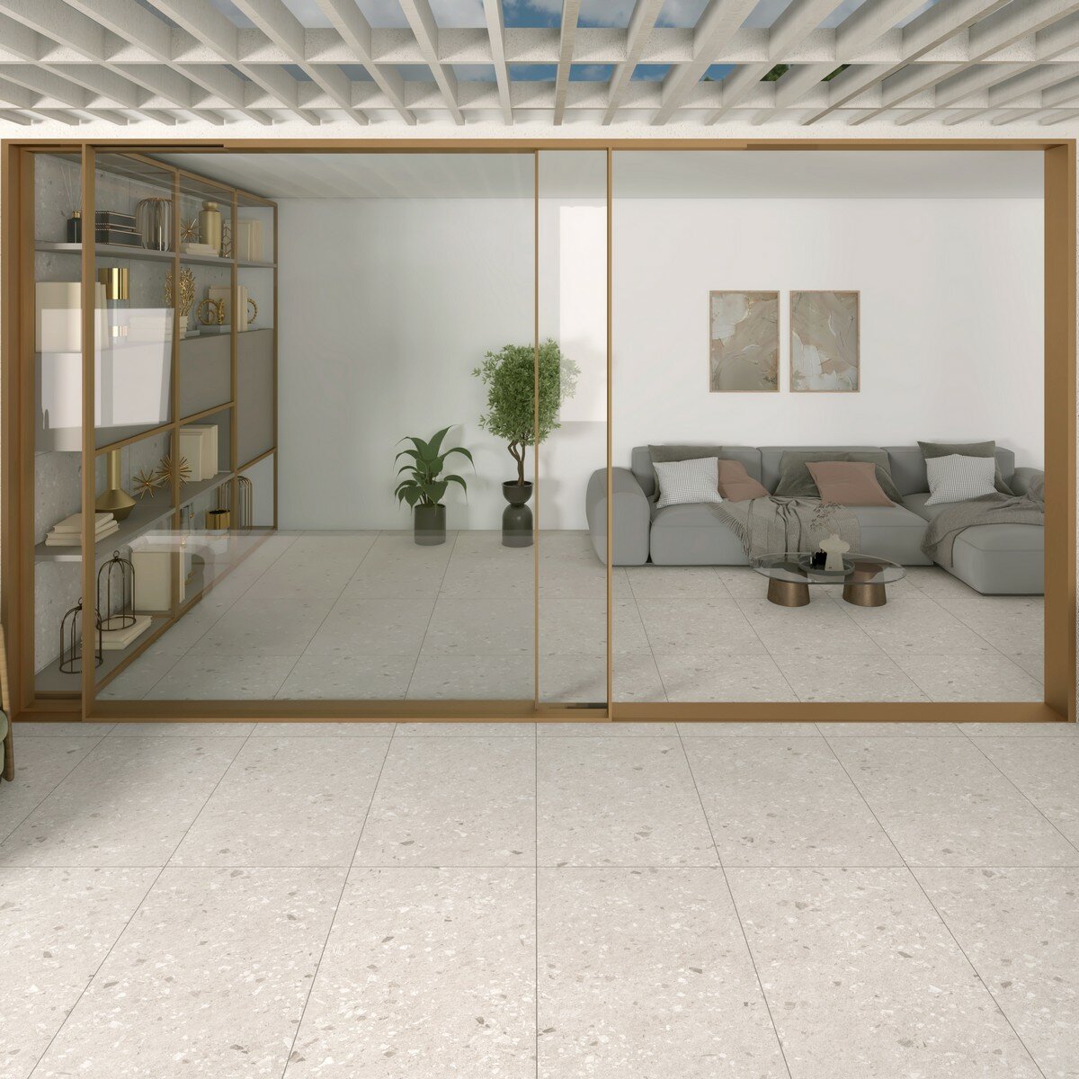 Керамогранит Neodom Venezia Smoke Matt 60x120 N40027 под камень матовая Глазурованная, Износостойкая, Морозостойкая, Обрезная, Реттифицированная, морозостойкая