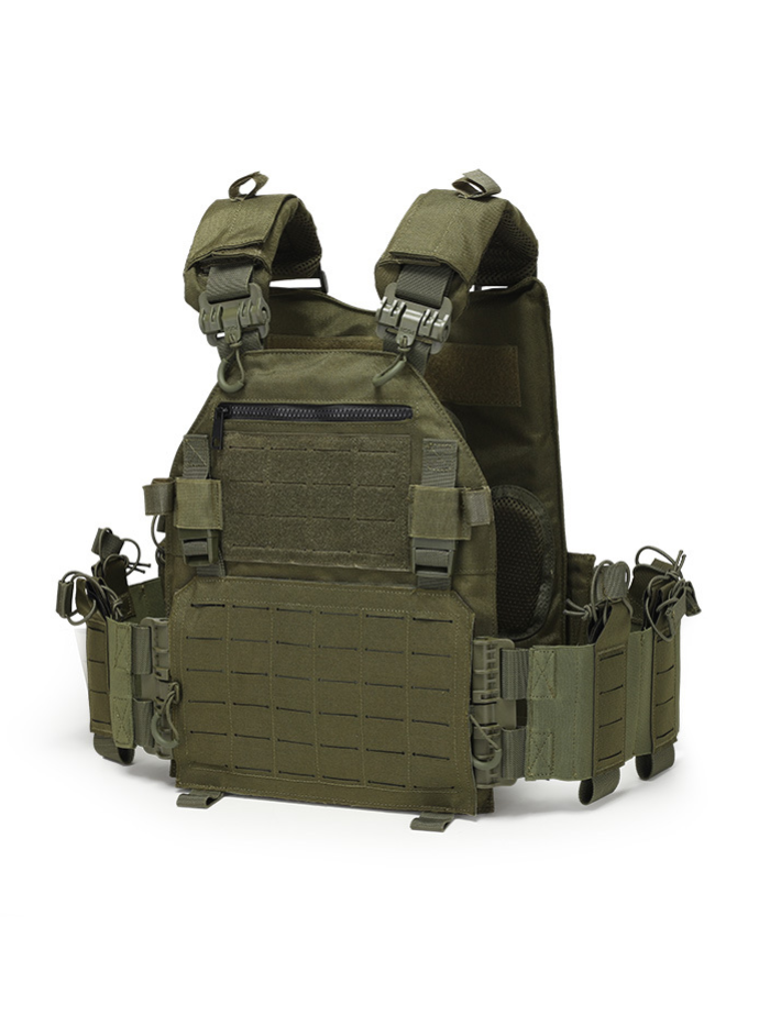 Уличный тренировочный жилет для охоты, мужской легкий тактический жилет, оливковый