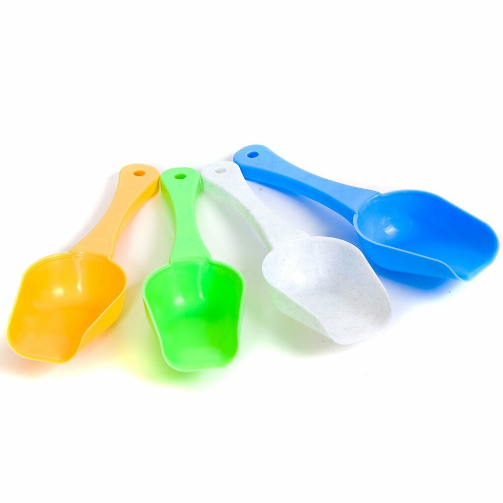 Совок Радиан под сыпучие продукты: пластиковый малый ковш, кухонный инструмент для круп, сахара, с отверстием подвеса.