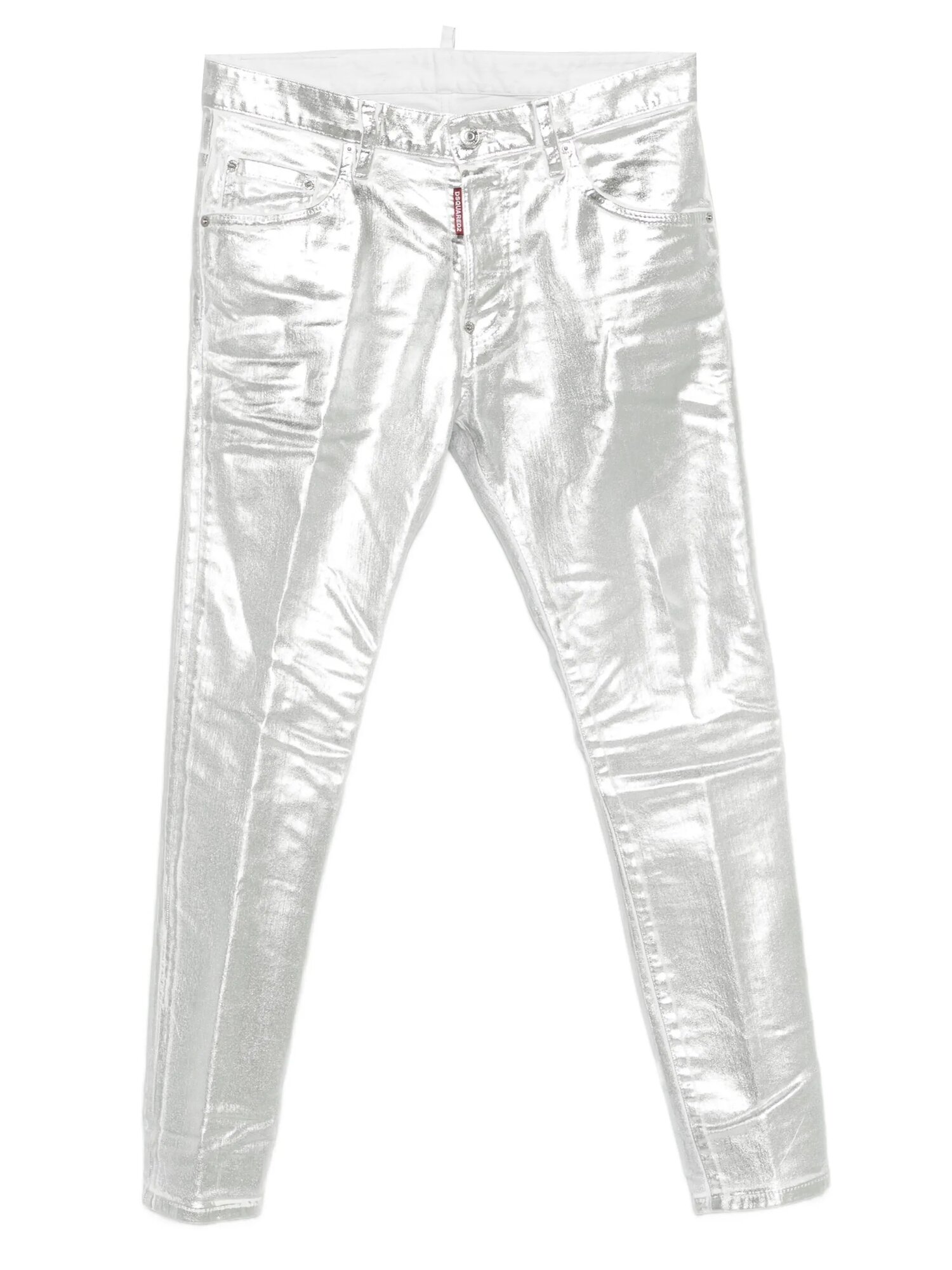 Джинсы Metallic-finish jeans 