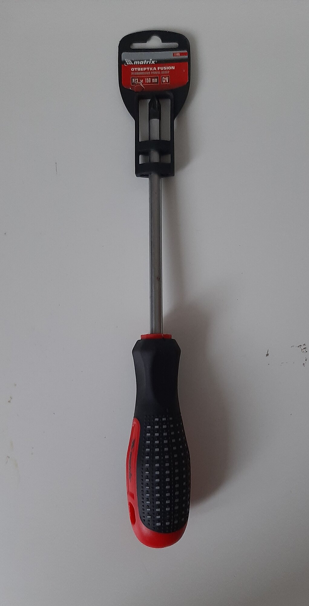 Отвёртка MATRIX FUSION PZ3, двухкомпонентная, CrV, 11405, длина 150 мм