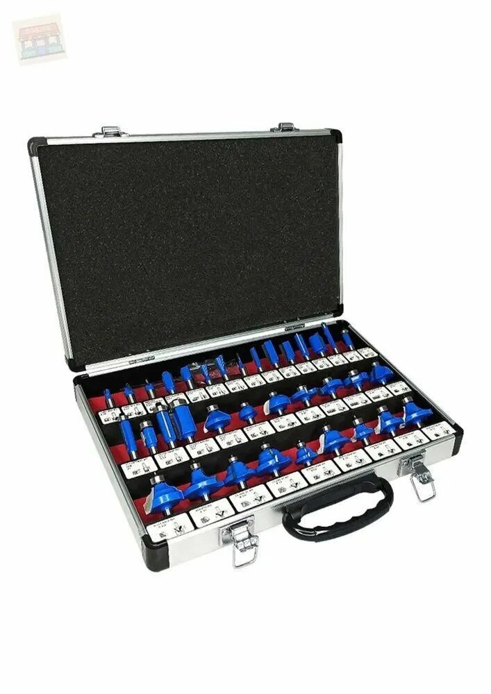 Набор фрез по дереву 8мм 35 предметов