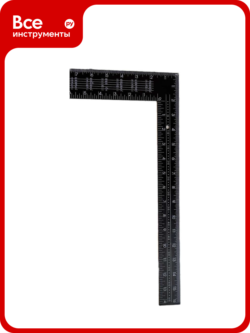 Угольник цельнометаллический Monolit 400х600 мм 0144, слесарных работ