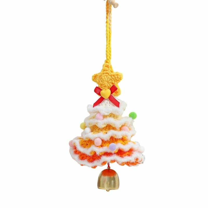 (1 шт.) Вязаная новогодняя игрушка на елку - модель L