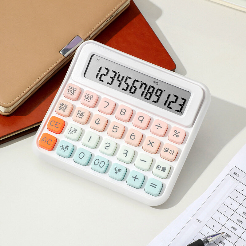 Калькулятор Sugar cube, с наклонной клавиатурой, голосовой, для студентов