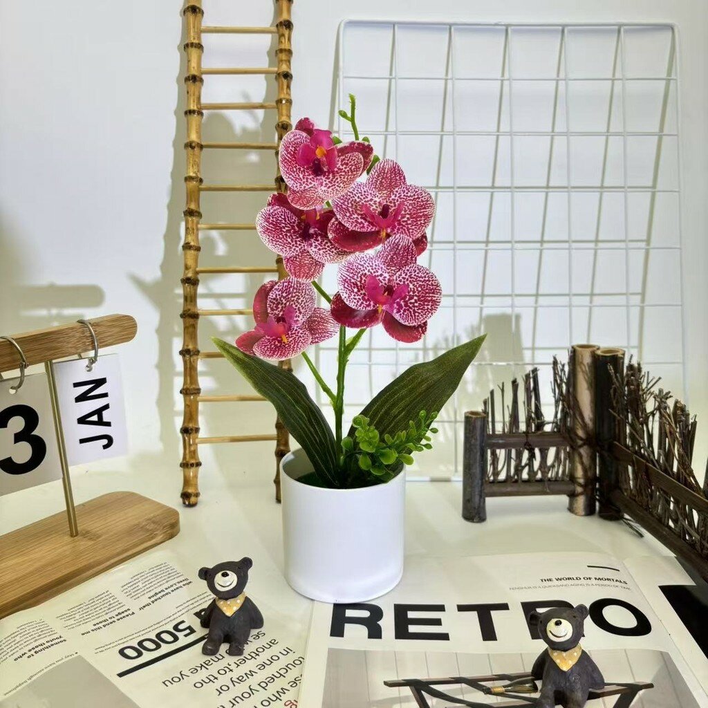 Butterfly orchid синтетическое растение с 3d печатью для оформления мероприятий и домашнего декора stylew