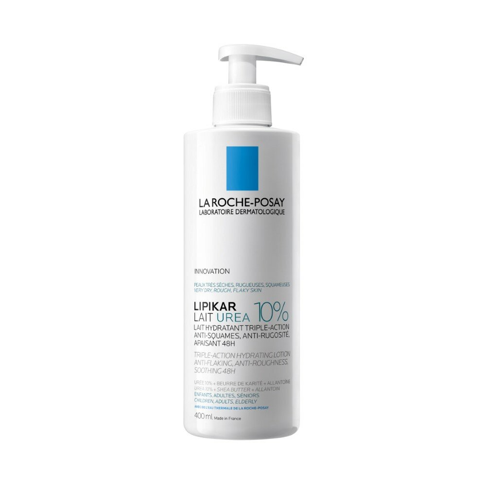 La roche-posay lipikar lait urea 10% молочко увлажняющее для тела тройного действия 400 мл