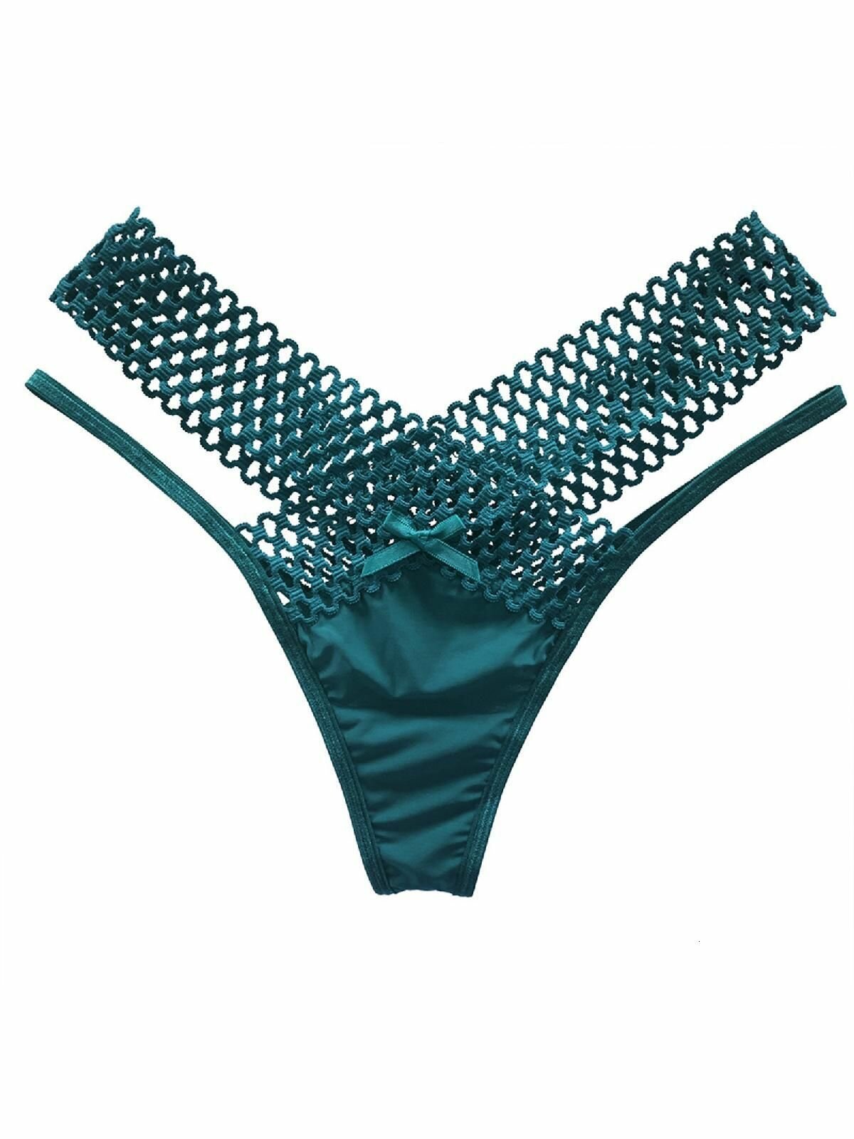Невидимые стринги для женщин, Чернильно - зеленый