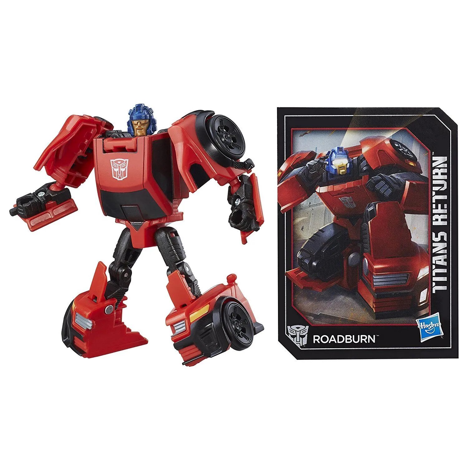 Трансформеры игрушки Hasbro Transformers Generations Titans Return Legend Class Roadburn 10cm — фото 1