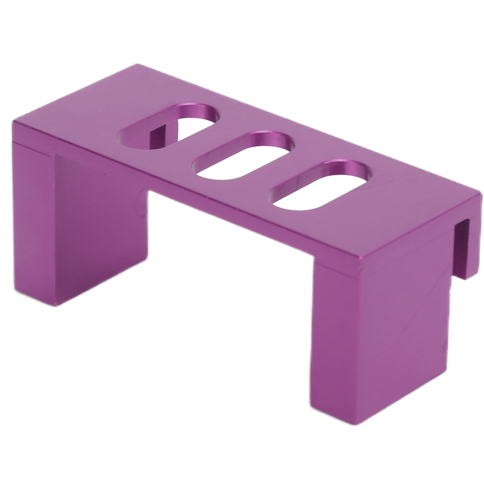 Металлическое крепление для рулевого сервопривода с фиксированной базой из алюминиевого сплава, крепление для RC сервопривода для WLToys 104001 1/10 RC CarPurple