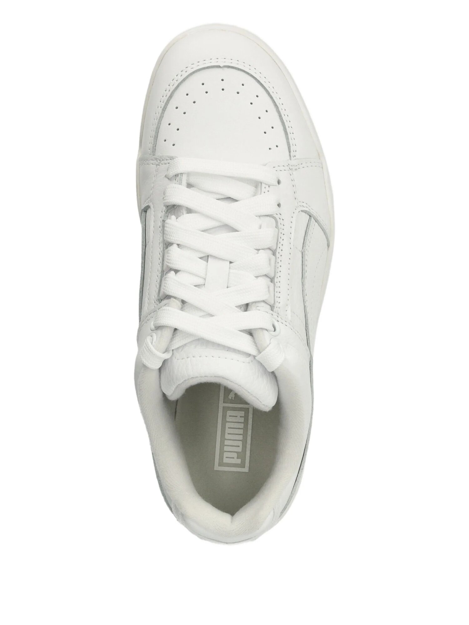 Кроссовки PUMA Lace-up sneakers, размер 10.5 US, бежевый/белый — фото 1