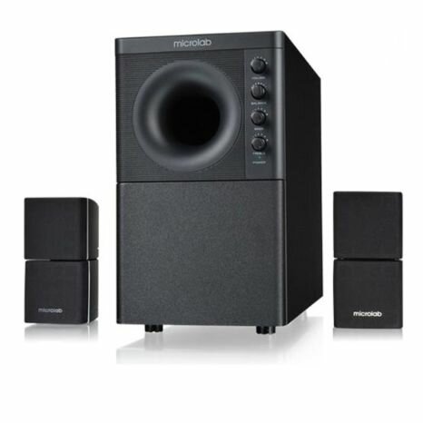 Колонки 2.1 Microlab X3 (80003182) черные - 98 Вт, питание от сети 220В