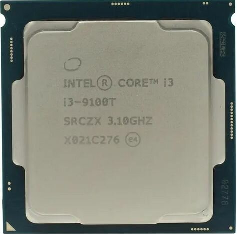 Процессор Intel Core i3-9100T (CM8068403377425) OEM - LGA 1151-v2, 4 х 3.1 ГГц, L2 - 1 МБ, L3 - 6 МБ, 2хDDR4-2400 МГц, Intel UHD Graphics 630, TDP 35 Вт
