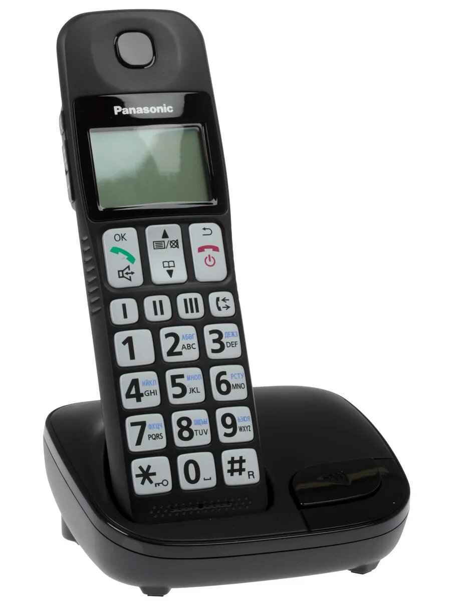 Телефон беспроводной KX-TGE110UCB АОН Caller ID 20 номеров