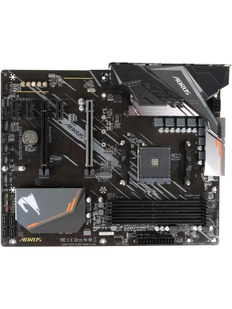 Материнская плата A520 AORUS ELITE AM4 AMD A520 4xDDR4 ATX
