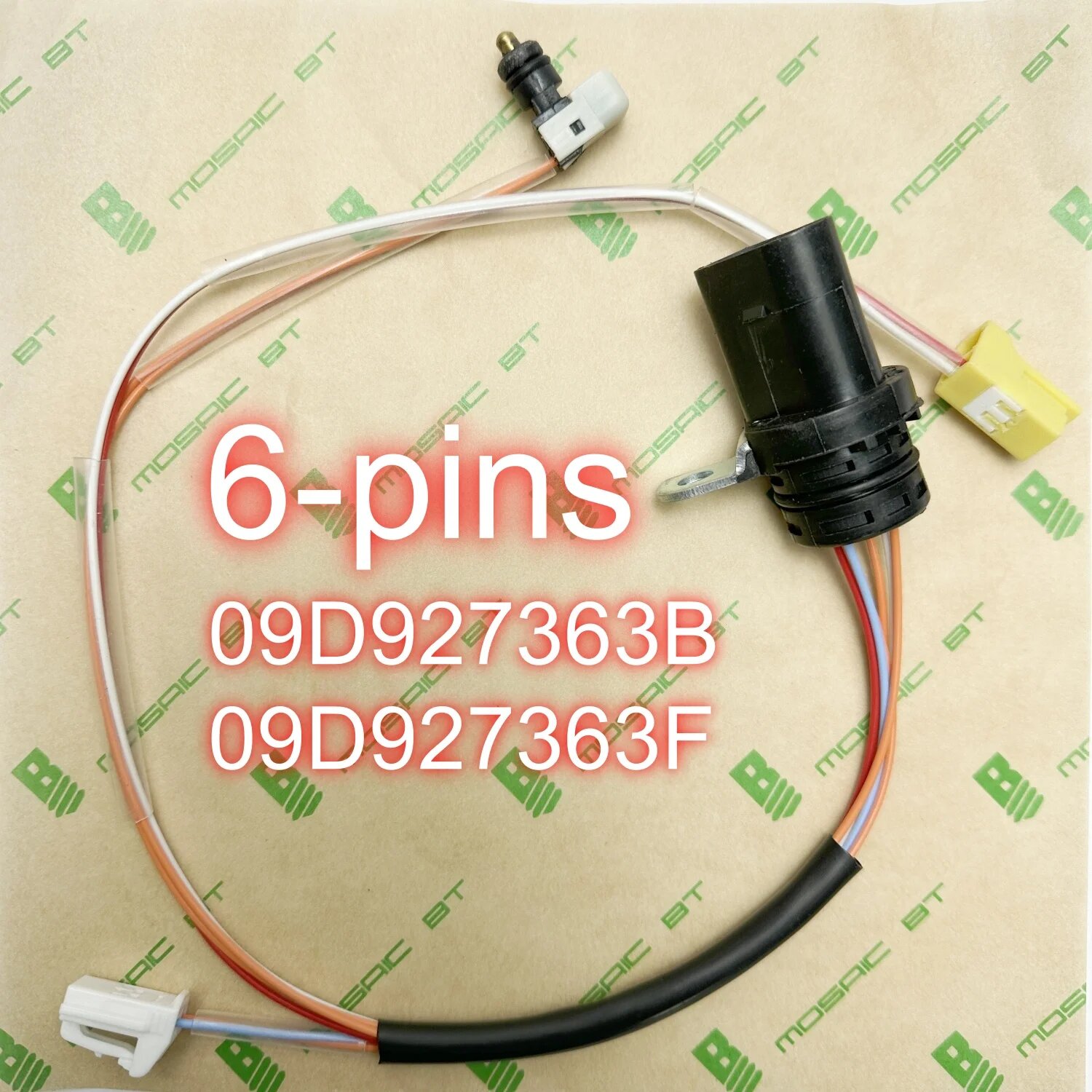 09D 927363 Г 09Д 927363 F 09D 6-скоростная коробка передач, внутренний жгут (6 контактов, 14 контактов) для Audi Q7 для ремонта VW Touareg, Болотный