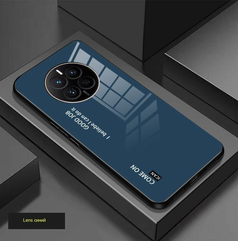 Подходит для Huawei Mate 50 / Хуавей Мате 50, защитный чехол, чехол для мобильного телефона из стеклянного материала + подарок (защитное стекло/пленка)