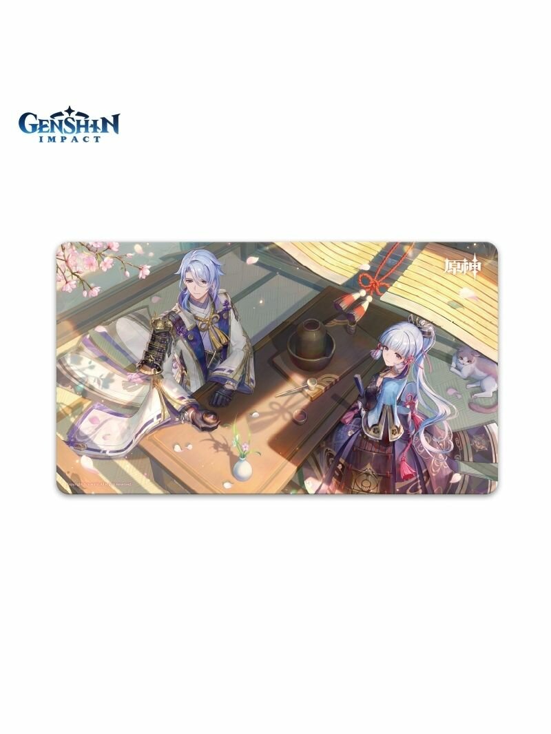 Коврик для мыши 40*70 см Genshin Impact Desk Mat Hues of the Violet Garden 6975213683156
