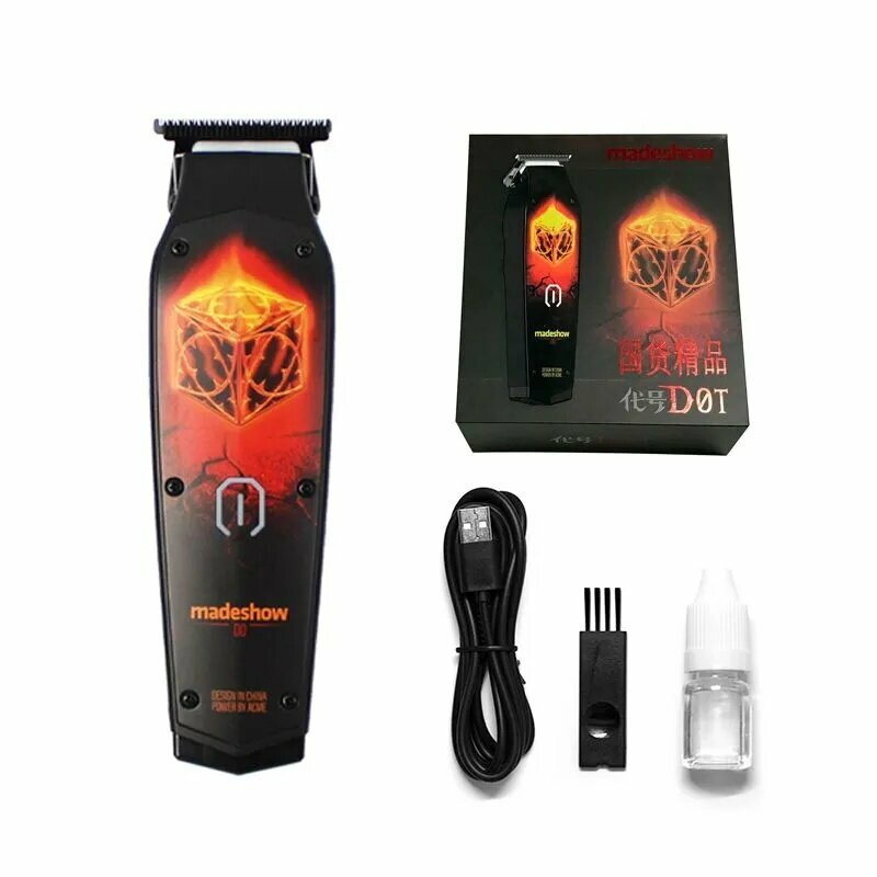 JRL Professional Машинка для стрижки madeshow триммер, красный, черно-серый