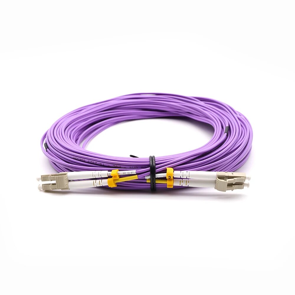 YUNVO LC UPC LC UPC Дуплексный мультимодовый оптоволоконный кабель OM4