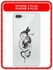 Чехол на Apple iPhone 7 Plus / Айфон 7 Плюс с принтом Монохромная змея рисунок, ...