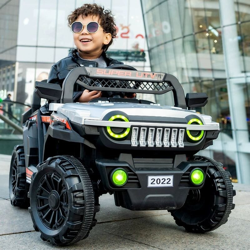 Квадроцикл для детей, 1 место, для детей от 1 года до 14 лет, легкий вес 14,5кг, 浅灰色