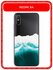 Чехол на Xiaomi Redmi 9A / Сяоми Редми 9А с принтом "Большая волна", прозрачный