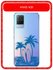 Чехол на Vivo V21 / Виво V21 с принтом "Сёрфинг на островах 1", прозрачный