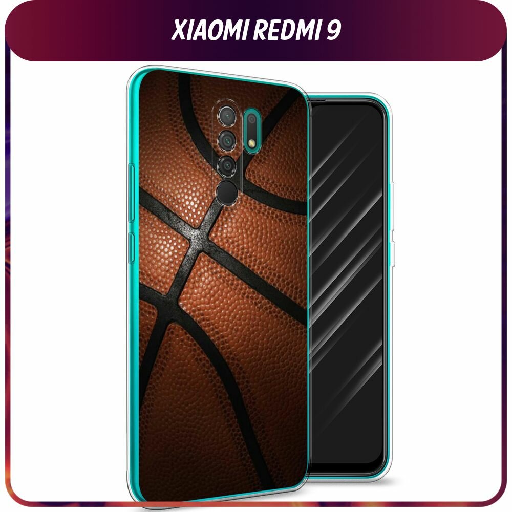 Чехол на Xiaomi Redmi 9 / Сяоми Редми 9 с принтом "Баскетбольный мяч"