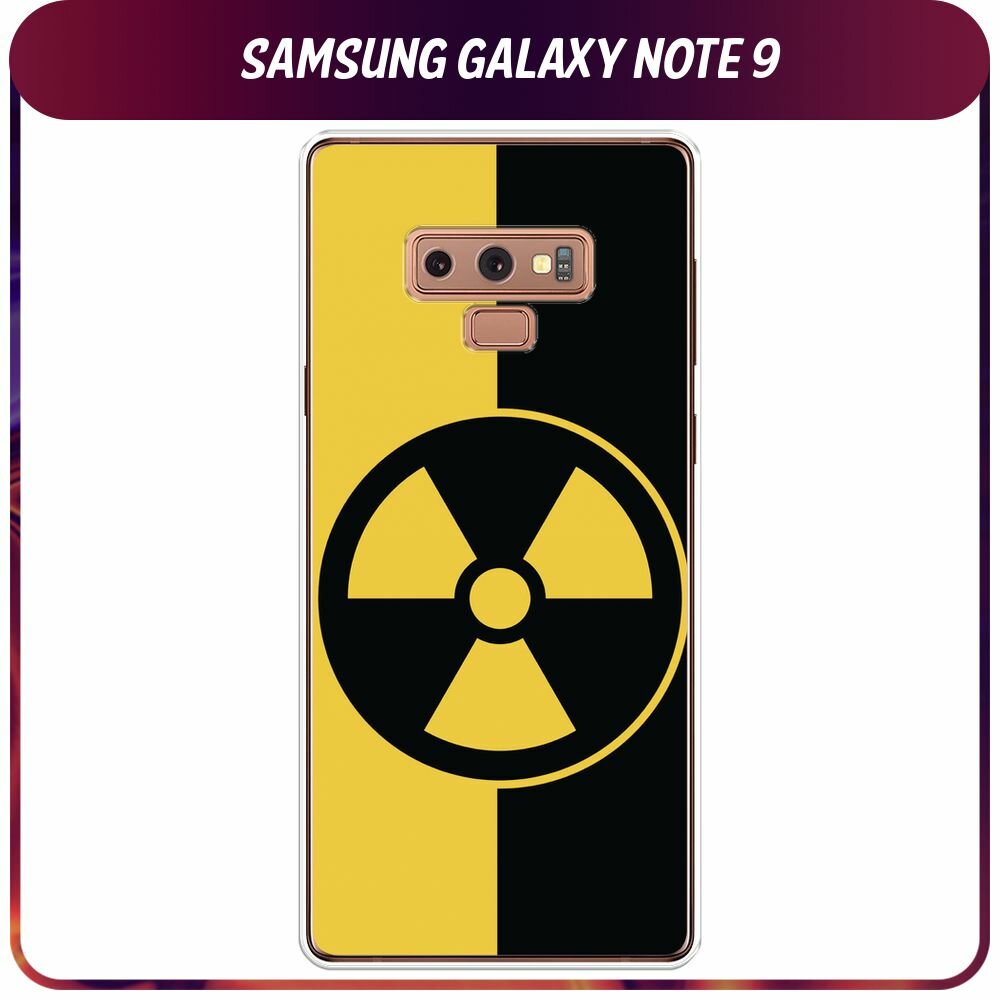 Чехол на Samsung Galaxy Note 9 / Самсунг Галакси Нот 9 с принтом "Эмблема черно-желтая"