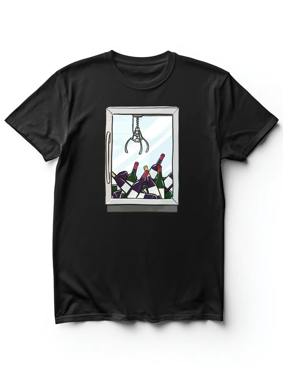 Футболка вино