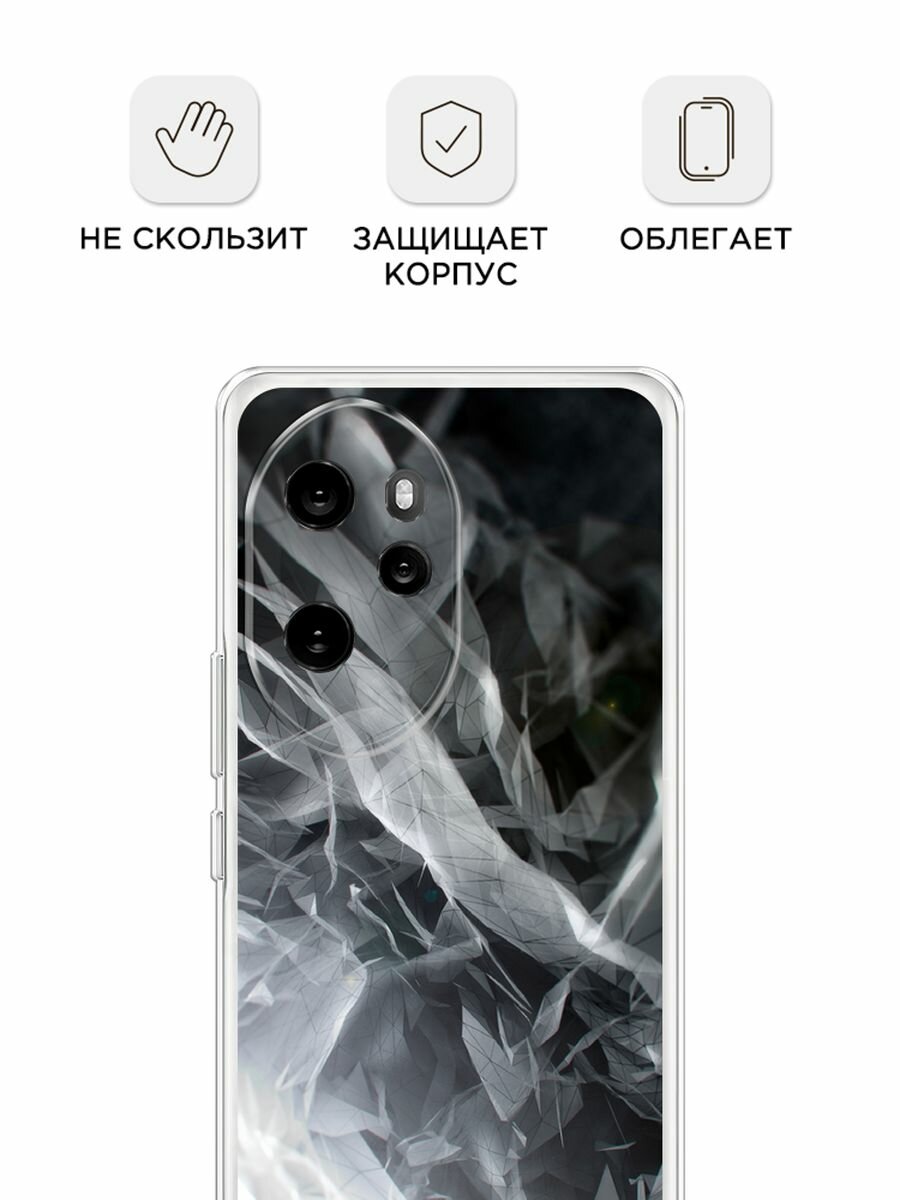 Чехол на Honor 100 Pro / Хонор 100 Про с принтом "Абстракция 9" — фото 1