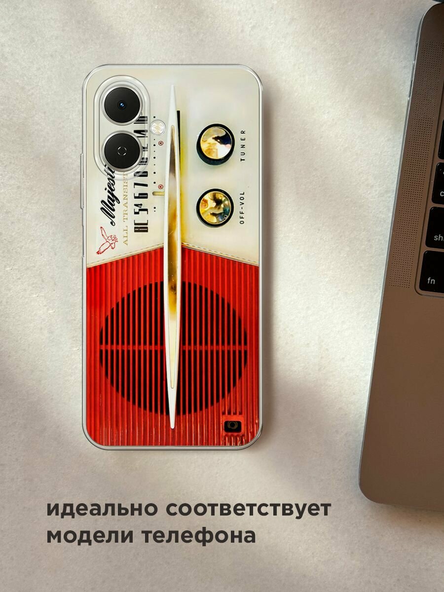 Чехол на Tecno Spark Go 2 / Текно Спарк Го 2 с принтом "Радио" — фото 1