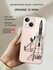 Чехол на Apple iPhone 13 mini / Айфон 13 мини с принтом "Чертёж самолёта - 23 фе...