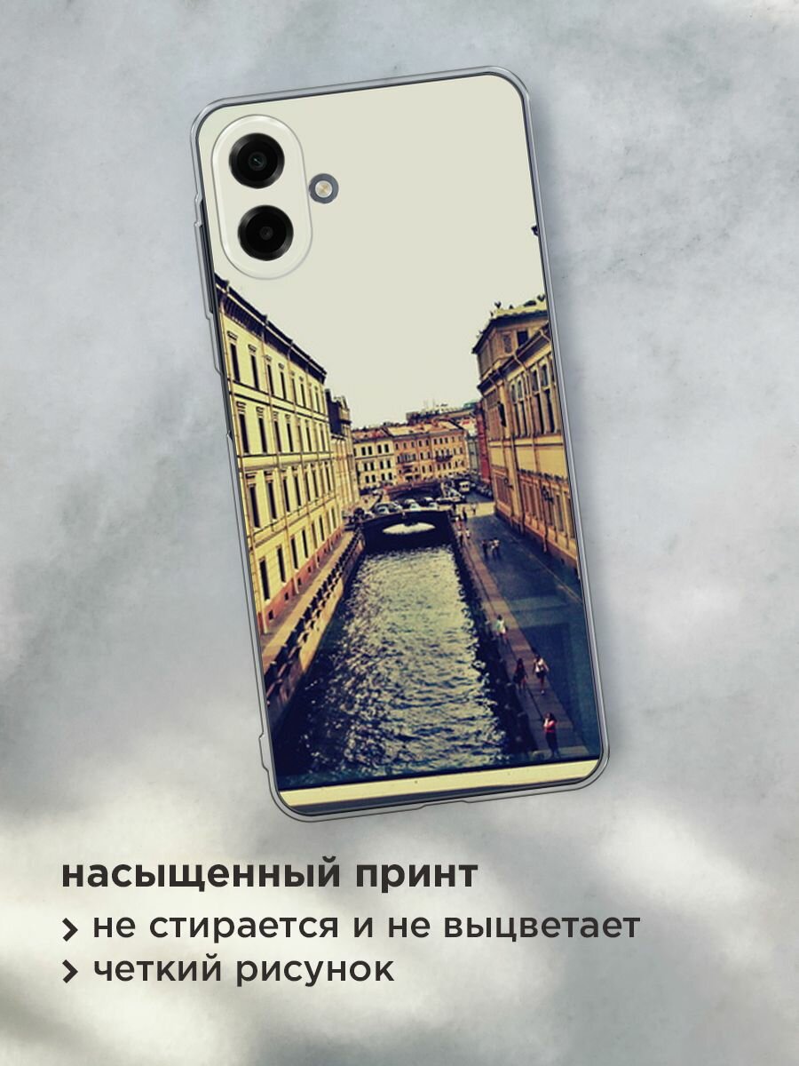 Чехол на Samsung Galaxy A07 / Самсунг А07 с принтом "Санкт-Петербург" — фото 1