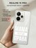 Чехол на Realme 15 Pro / Реалми 15 Про с принтом "Мама права", прозрачный