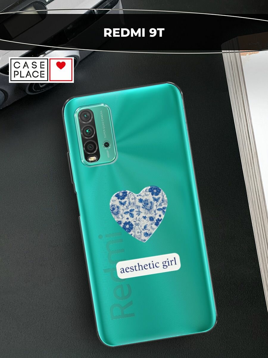 Чехол на Xiaomi Redmi 9T / Сяоми Редми 9Т с принтом "Aesthetic girl"