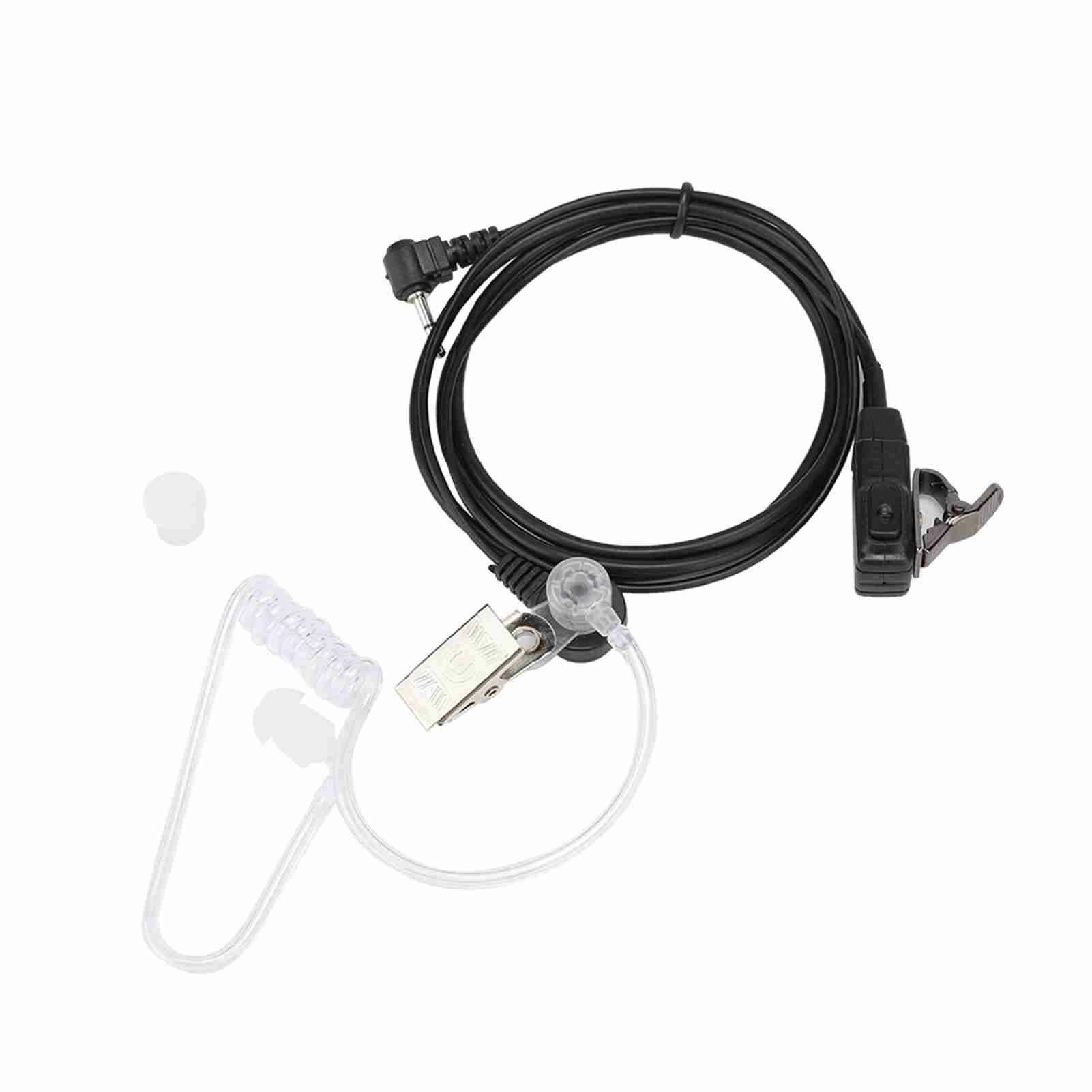 Портативная гарнитура с трубкой, 1-контактный разъем 2,5 мм, с микрофоном PTT для раций Motorola, совместимая с моделями с 1-контактным разъемом