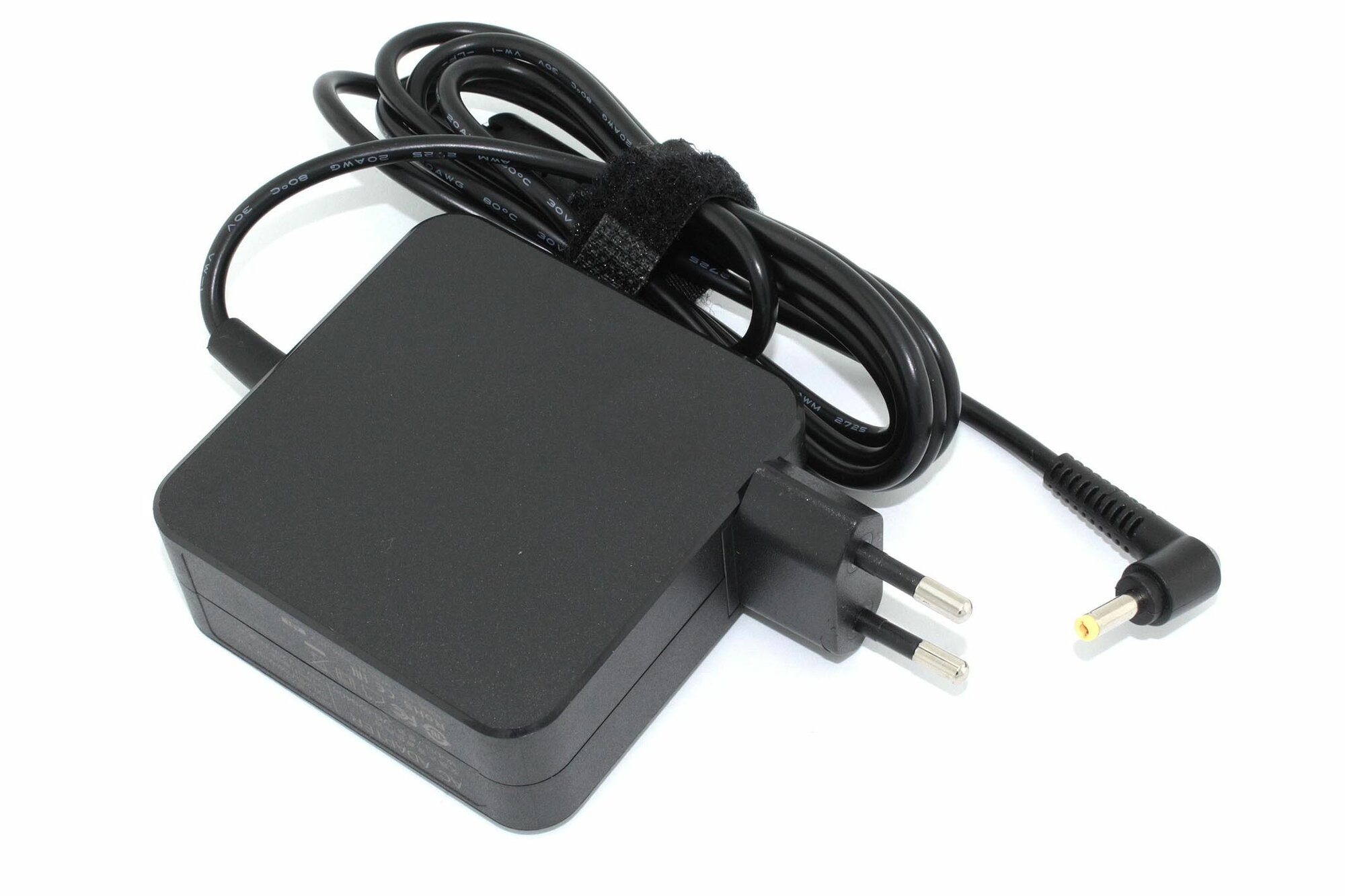 Блок питания (сетевой адаптер) для ноутбуков Lenovo 20V 3.25A 65W 4.0x1.7mm OEM (квадратный корпус)