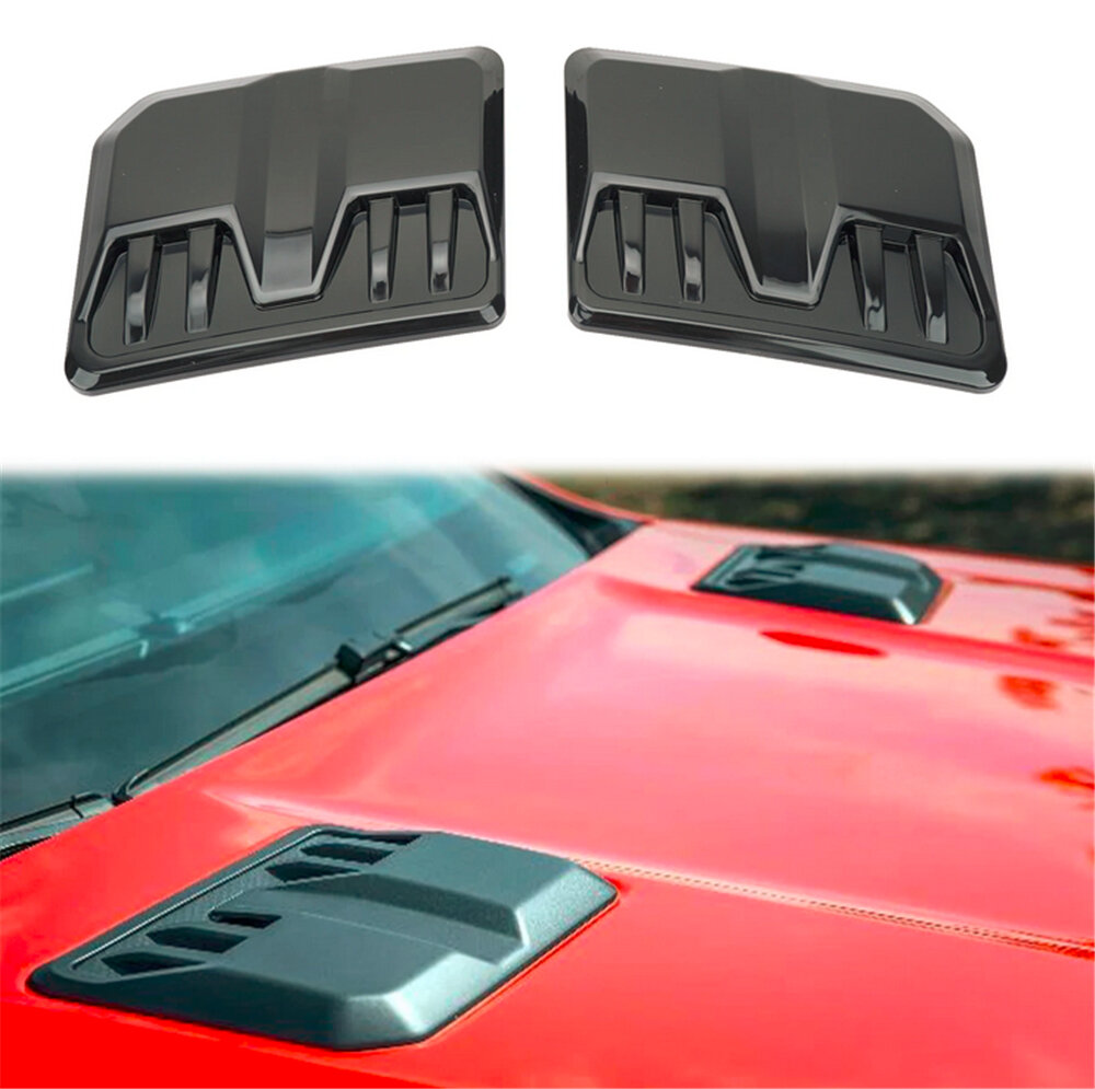 Глянцевый Черный Экстерьер Автомобиля, Крышка Вентиляционного Отверстия Капота, Решетка Воздухозаборника, Входная Накладка 2